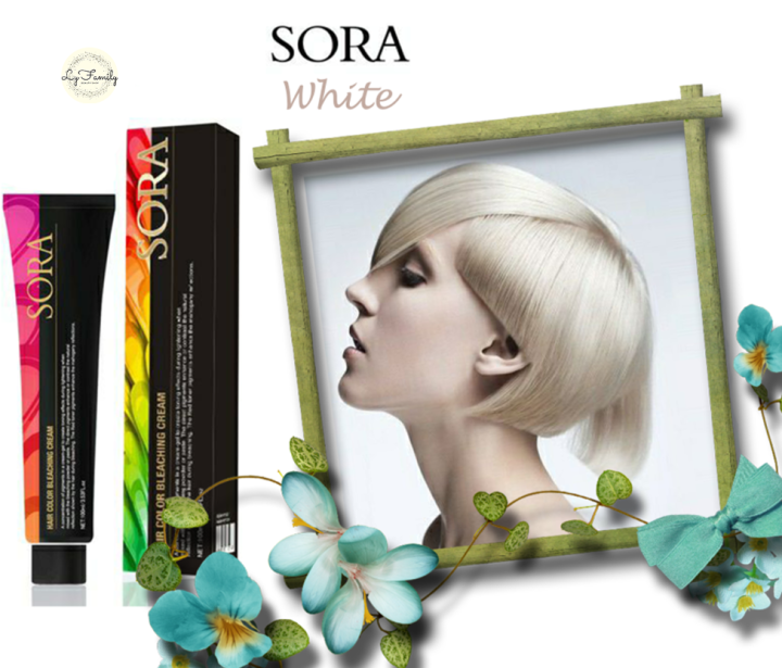 Sora Hair Color Bleaching Cream 100g White | Lazada PH