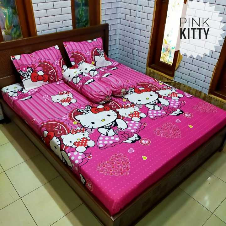 Seprei Motif Hellokitty / Sprai Hello Kitty Love Pink | Lazada Indonesia