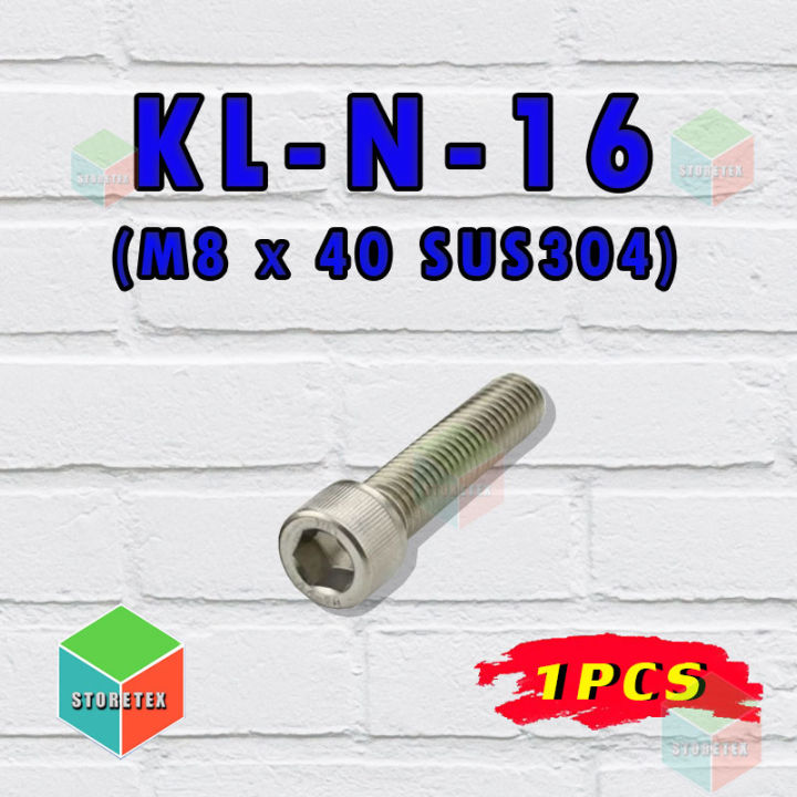 น็อตยึดแผงโซล่าเซลล์ รุ่น KL-N-16 (M8 x 40 SUS304) | Lazada.co.th