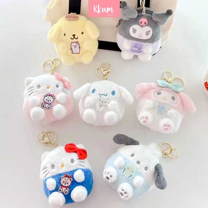 Dompet mini sanrio cute/ Gantungan dompet koin boneka cartoon | Lazada ...