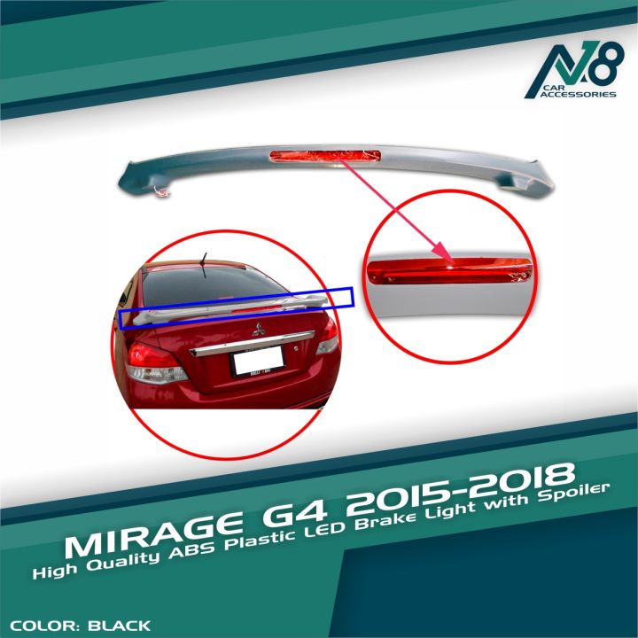 Mirage G4 Spoiler with LED Genuine | Lazada PH