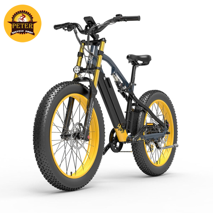 จักรยานไฟฟ้าเสือภูเขา LANKELEISI รุ่น RV700 ปี 2024 รุ่นใหม่ล่าสุด เกรด ...