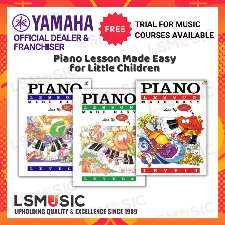 Piano Lesson Made Easy Level 1 / 2 / 3 Lina Ng Music Book Practical ...