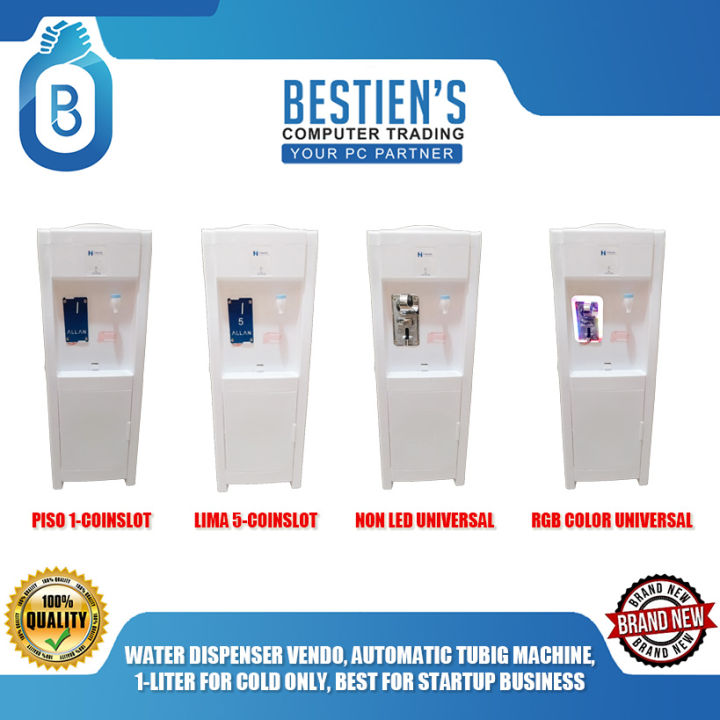 WATER DISPENSER VENDO, AUTOMATIC TUBIG MACHINE, 1-LITER FOR COLD ONLY ...