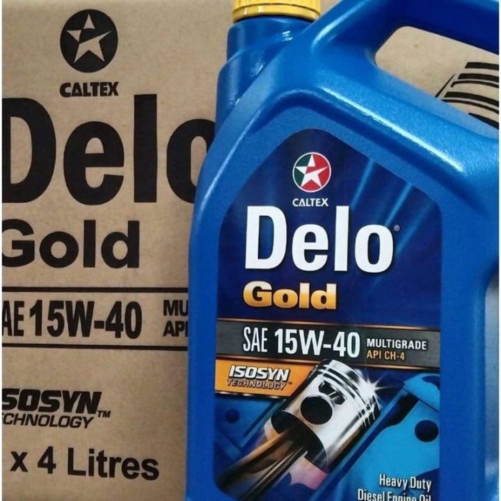 DELO shell - GOLD 15W-40 MULTIGRADE DIESEL ENGINE OIL 4 LITERS | Lazada PH