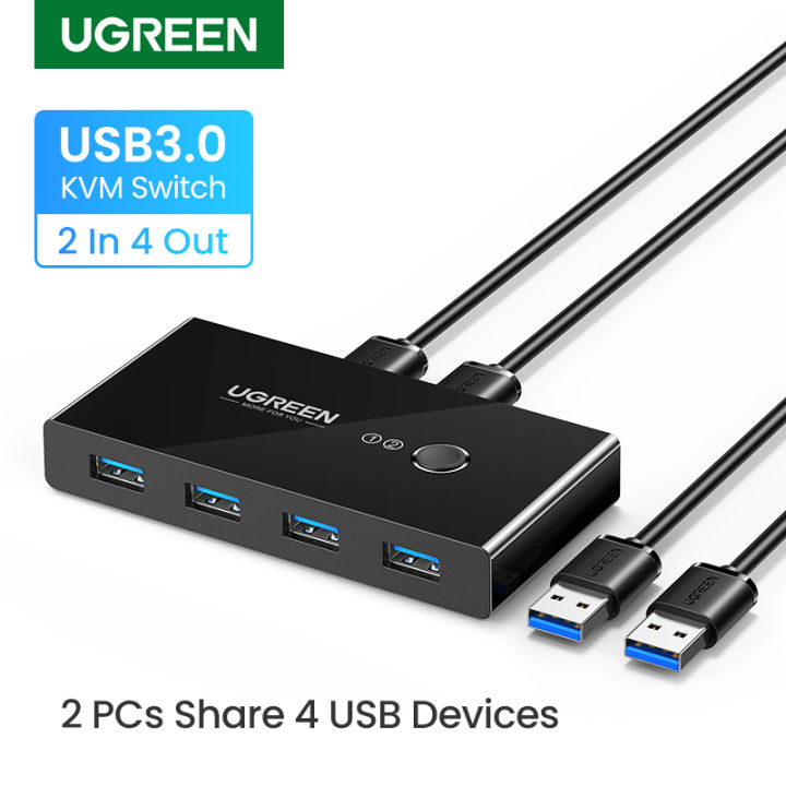 UGREEN 2 In 4 Out USB 3.0 Sharing Switch Box | Lazada PH
