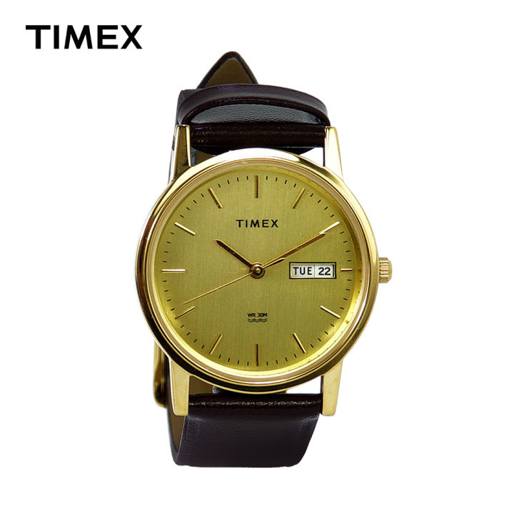 Timex AB Series Brown Leather Analog Quartz Watch For Men TW00A501E ...