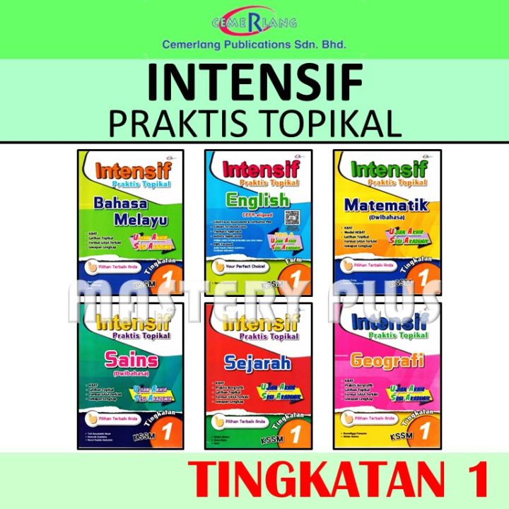 Intensif Praktis Topikal Tingkatan 1 Kssm 2024 Masteri Praktis