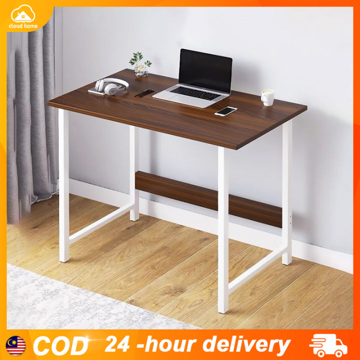 60CM Meja Laptop Study table Computer Table modern writing living room furniture Office desk ...