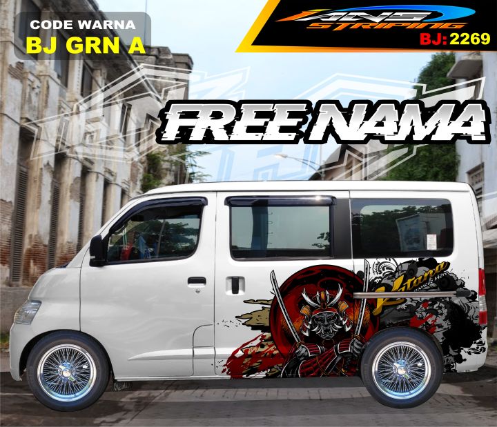 STIKER VARIASI MOBIL GRANMAX / VARIASI STIKER MOBIL LUXIO / STICKER ...