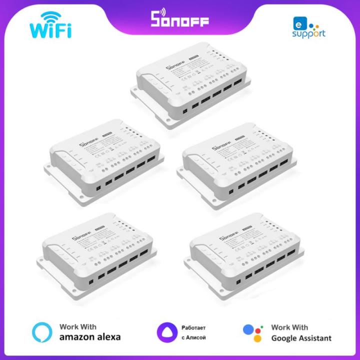 Sonoff 4CH R3/ 4CH PRO R3 4 Gang Wi-Fi Smart Switch Module Voice ...