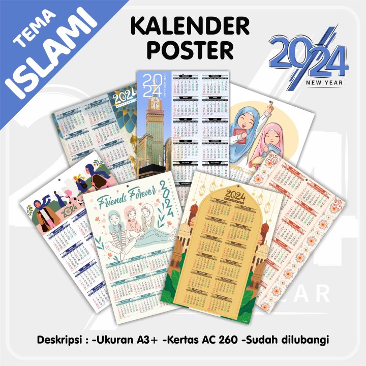Kalender tema ISLAMI - kalender poster dinding - kalender dinding ...