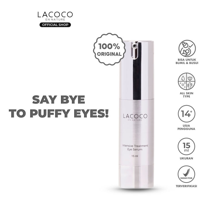 Lacoco Intensive Treatment Eye Serum 15ml | Lazada Indonesia