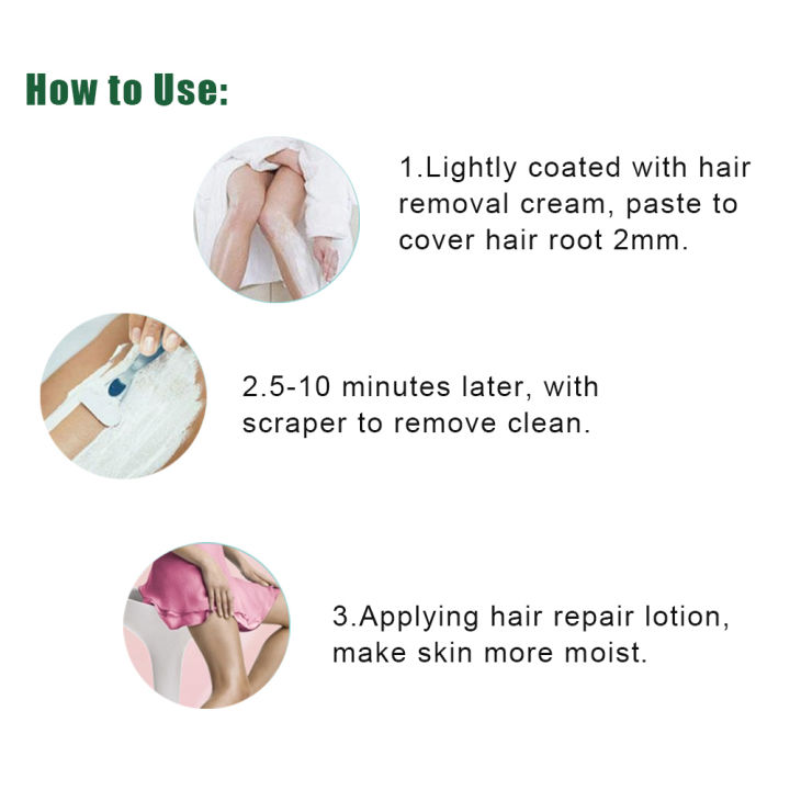 Natural Cream Cream Natural Gentle Depilatory Cream for Nourishing And ...