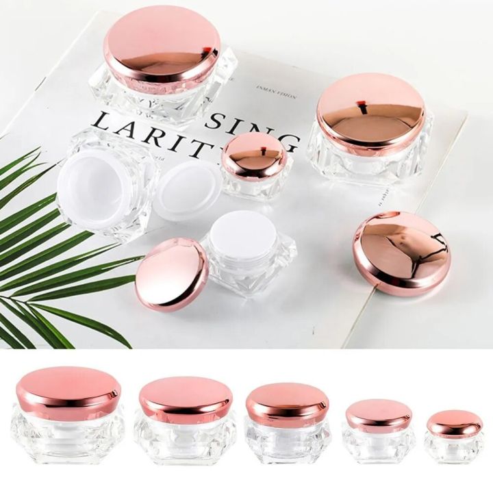 Sample Jar Empty 5g/10g/15g/20g/30g Portable Plastic Facial Cream ...