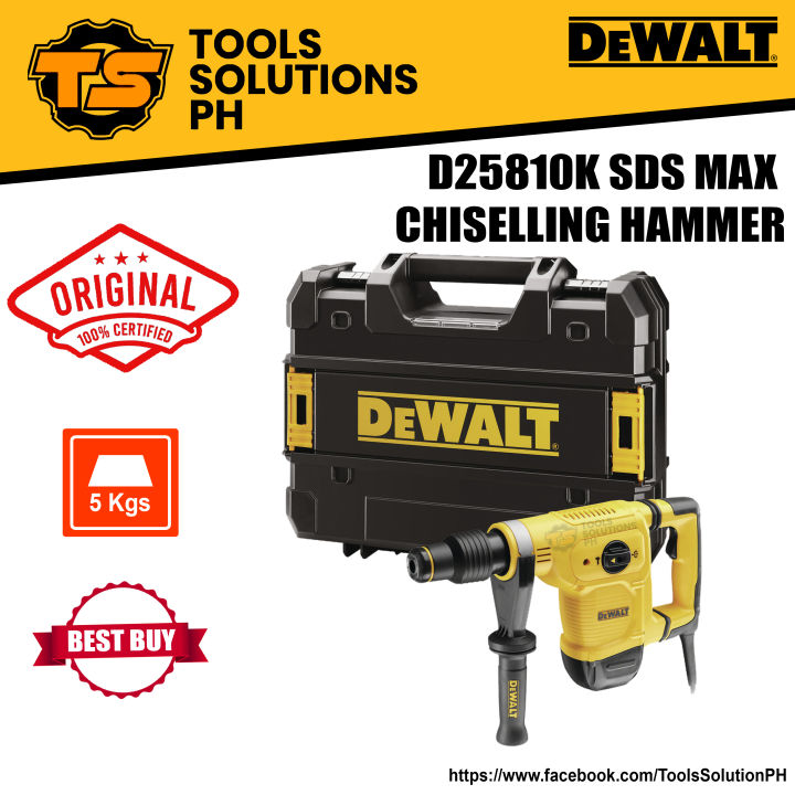 Dewalt D25810K SDS-Max Chipping Gun / Demolition Hammer 1050W | Lazada PH