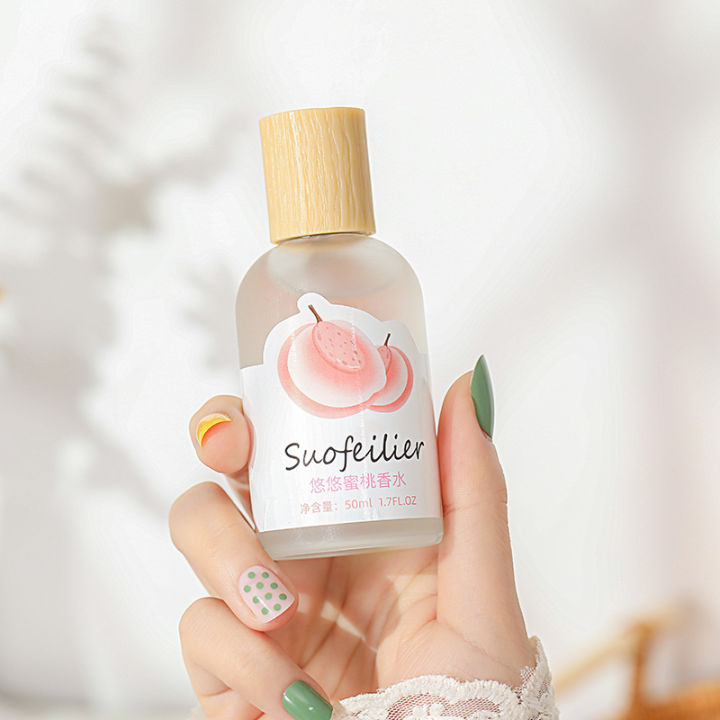 Peach perfume น้ำหอมชวนหลงไหล ရနံ့ကြာရှည်ခံသောရေမွှေး 50 ml. | Lazada.co.th