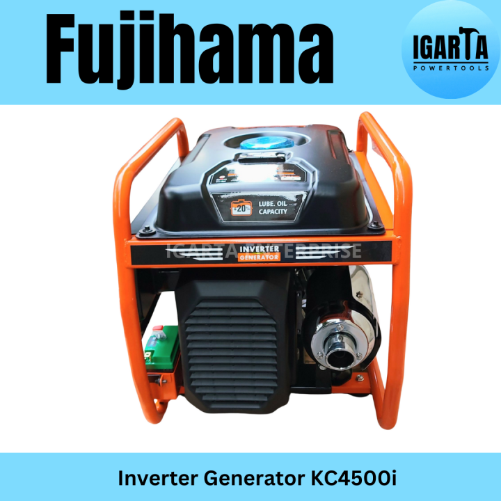 Fujihama KC4500i Dual Start Inverter Generator – 3300W, Portable Power ...