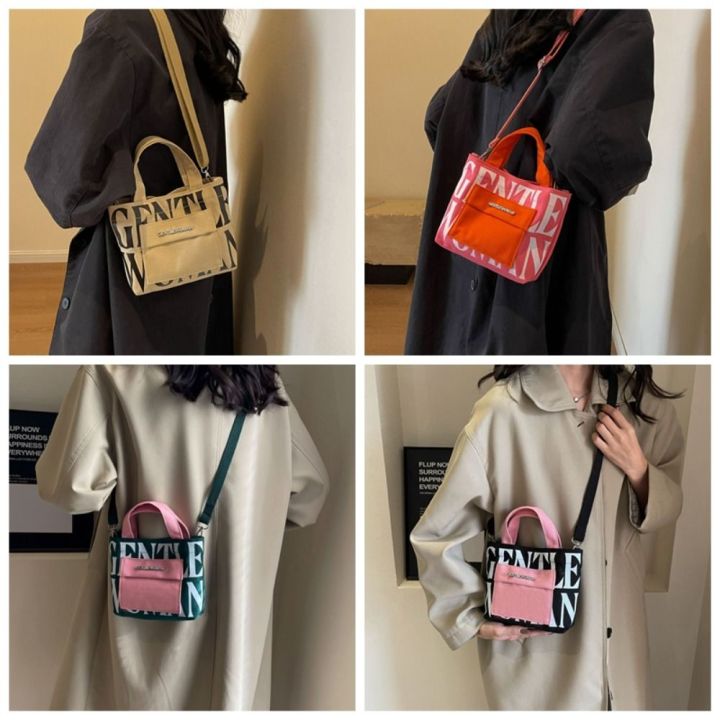 COLOO Letter Gentlewoman Shoulder Bag Zipper Metal Brand Thailand Small ...