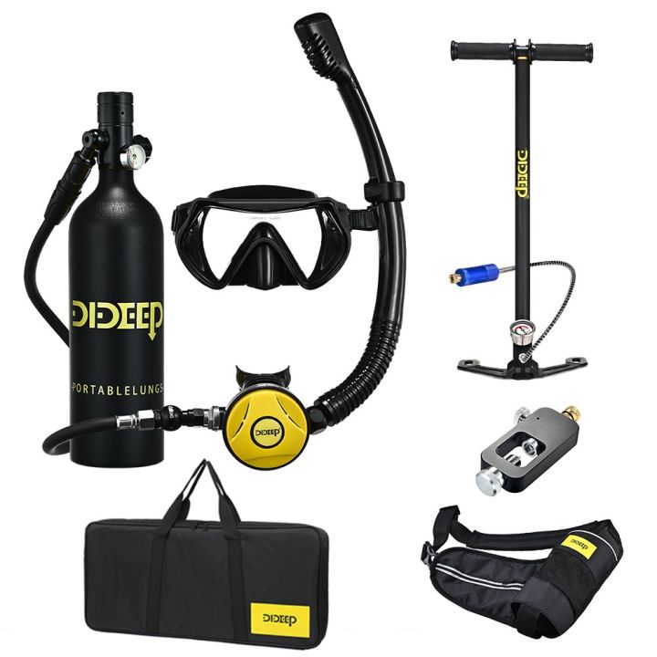 S8NE DIDEEP 1L Scuba Diving Tank 8IN1 Mini Oxygen Cylinder Set ...