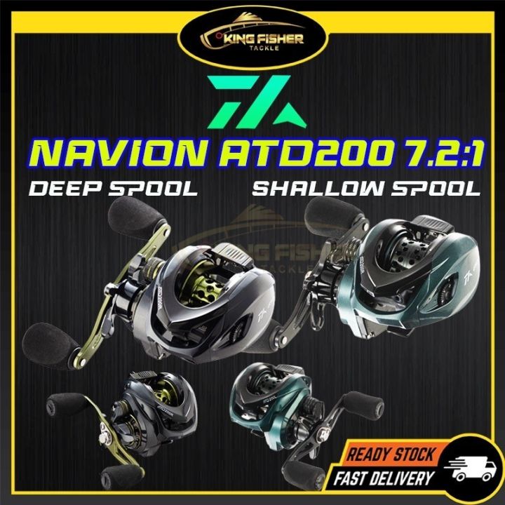 KFT NAVION ATD200 Baitcasting Reel Mesin Atas Casting Reel BC ...