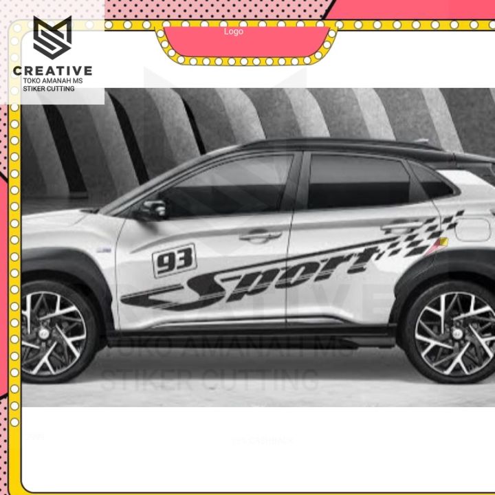 Cutting stiker 0079 sticker cutting mobil BRV HRV CRV TYPE MOBIL LAIN ...