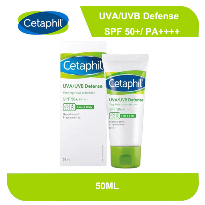 Cetaphil Sunscreen SPF 50+ Lightweight Gel Soothes Sunburn on Face and ...