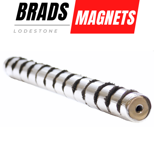 N52 Magnet Rod Bar Magnetic Metal Separator Bar 25mm Diameter (100 ...