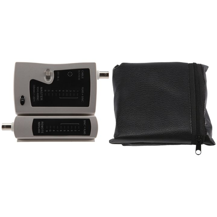 (VAEF) Network Cable Ethernet Tester LAN RJ45 BNC Test Tool Coax Signal ...