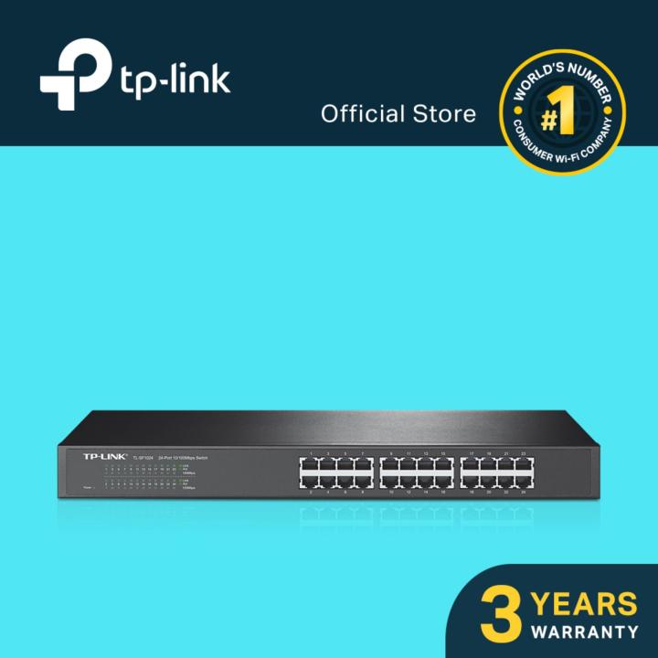 TP-Link TL-SF1024 24-Port 10/100Mbps Rackmount Switch | Network Switch ...
