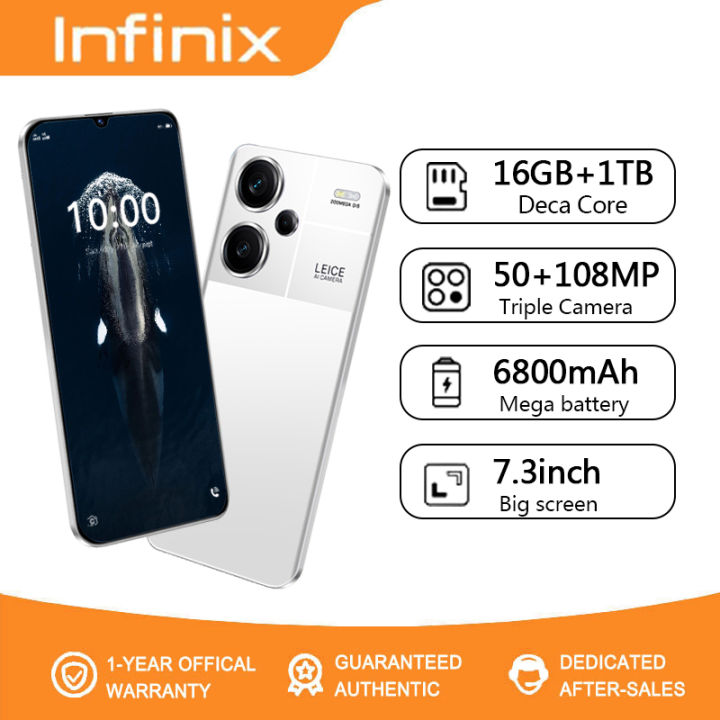 Infinix Note 30 5G, 16GB + 1TB, Dimensity 6800, 108MP Camera (1 Year ...