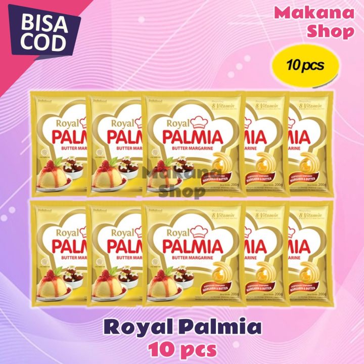 Palmia royal butter 10 pcs margarin margarine promo valmia | Lazada ...