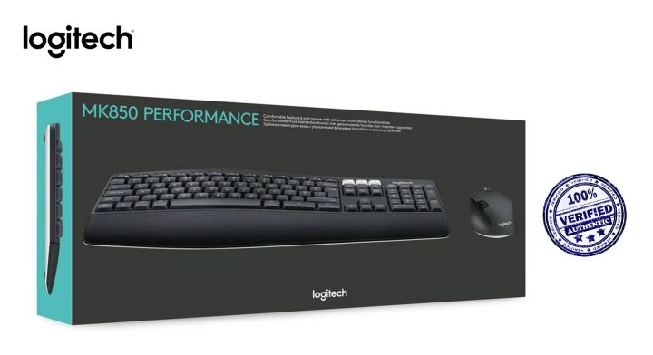 Logitech Mk850 Multi Device Performance Wireless Keyboard And Mouse Combo Lazada Singapore