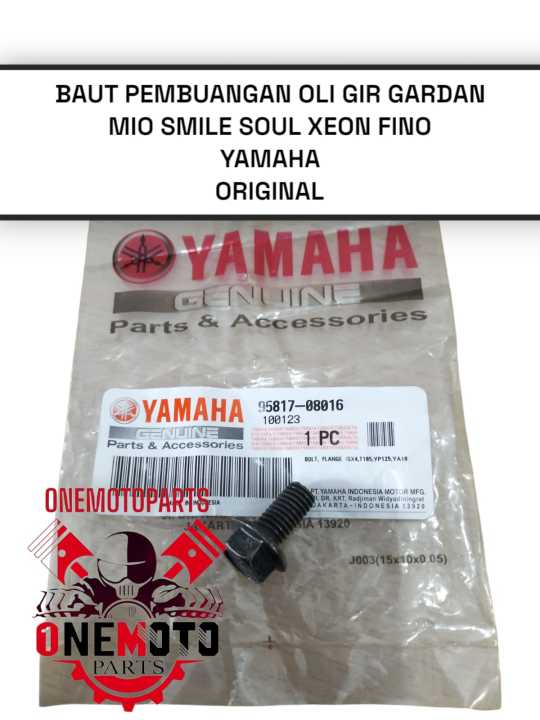 BAUT BOLT PEMBUANGAN OLI GIR GARDAN MIO SOUL SMILE XEON FINO YAMAHA ...