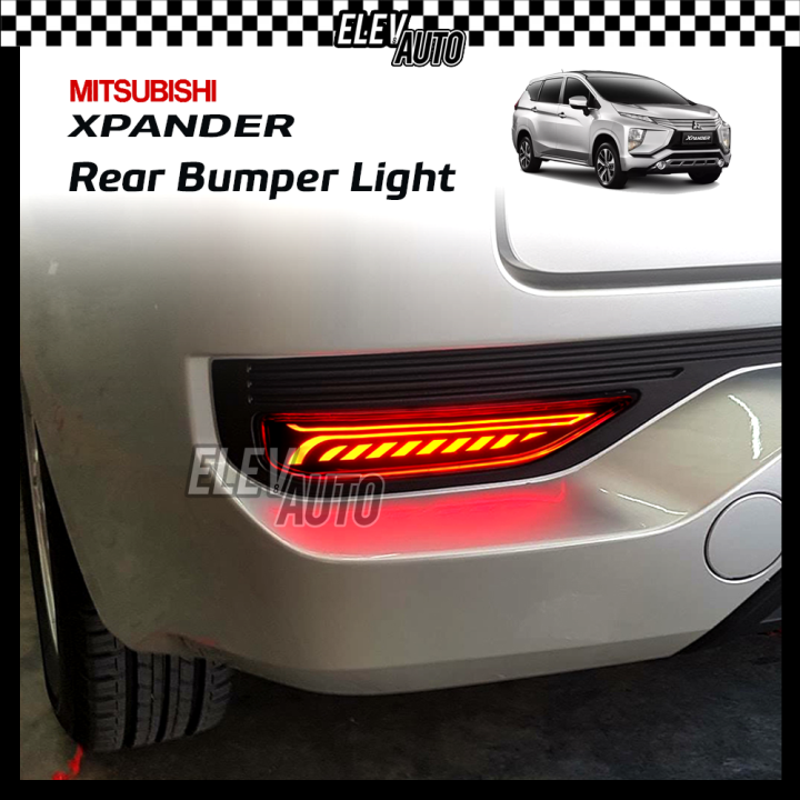 Mitsubishi Xpander LED Rear Bumper Light Lamp Reflector DRL Signal Bar ...