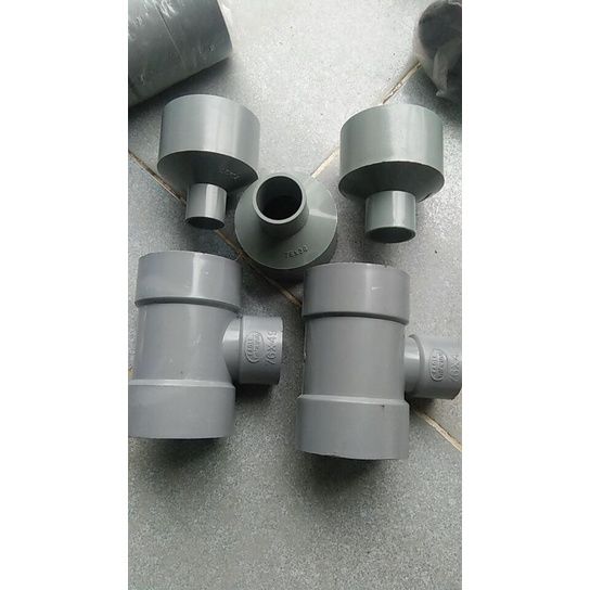 Tê 76 mm PVC giảm 42 49 60 nối ống nhựa chuyên dùng cho ngành cấp thoát ...