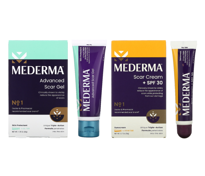 Mederma Scar Cream + SPF 30 (20 g) or Advanced Scar Gel (50 g) | Lazada PH