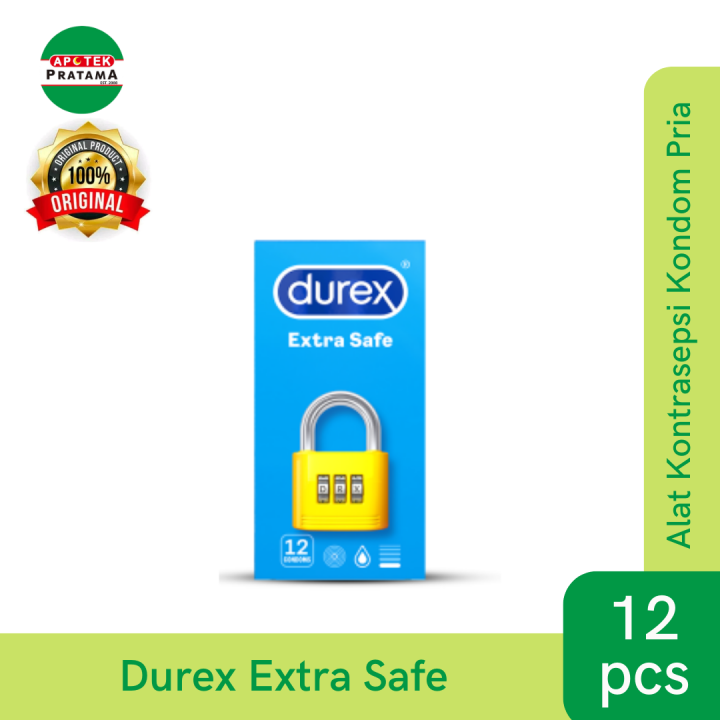 DUREX EXTRA SAFE 12’S" | Lazada Indonesia