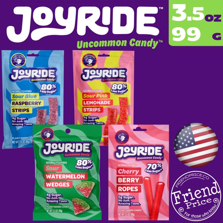 [SG Stock] NEW! Joyride Uncommon Candy Sour Blue Raspberry, Sour Pink ...