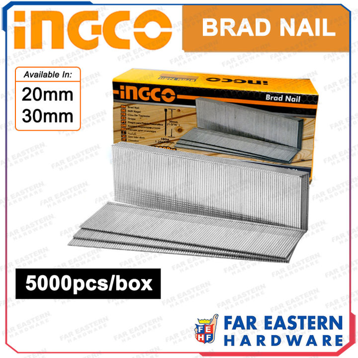 INGCO Brad Nail 18Ga for Air Nailer 20mm | 30mm INAC | Lazada PH
