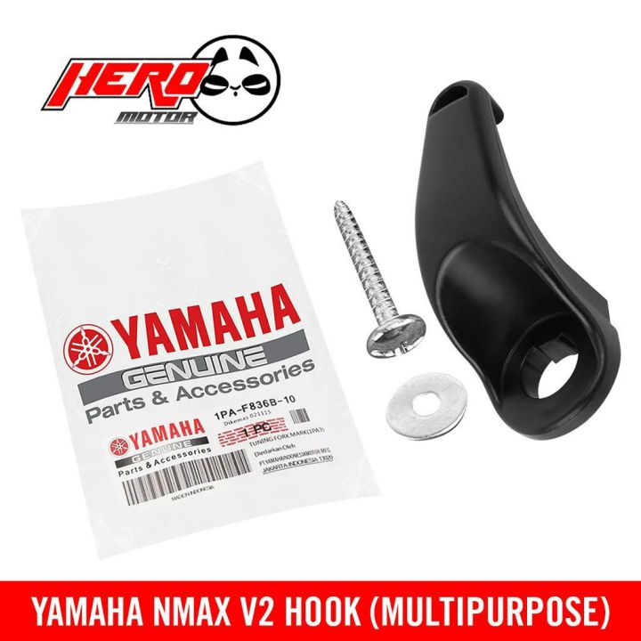 YAMAHA GENUINE HELMET HOOK FOR NMAX V2 HEAVY DUTY ABS PLASTIC MADE IN ...