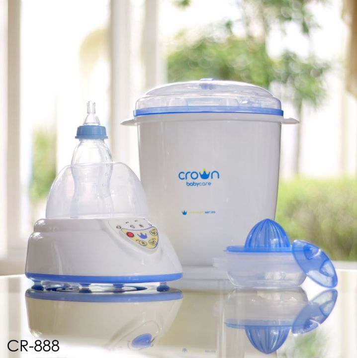 Crown Digital Steamer 6in1 CR-888 Multifunction Sterilizer Botol Susu ...