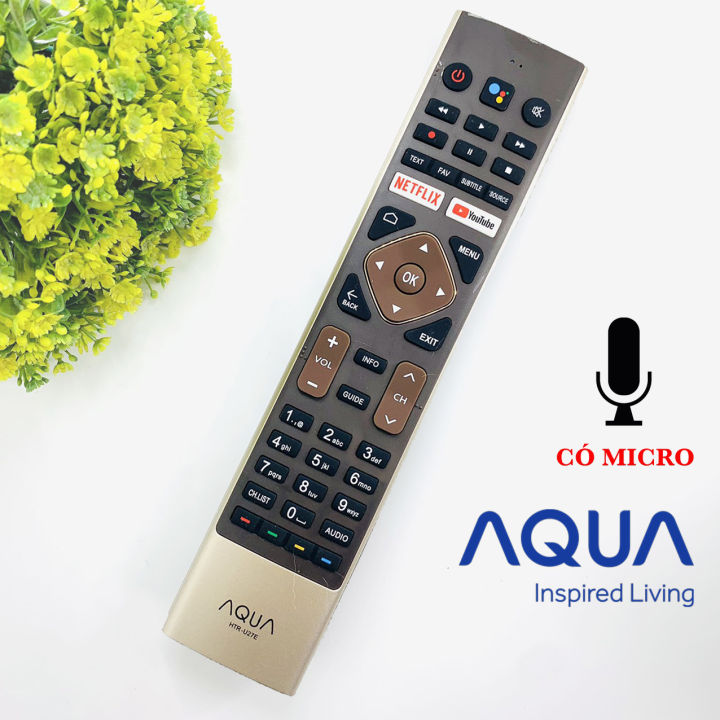 Điều Khiển TV AQUA CÓ GIỌNG NÓI - REMOTE TV AQUA MICRO CHÍNH HÃNG TẶNG ...