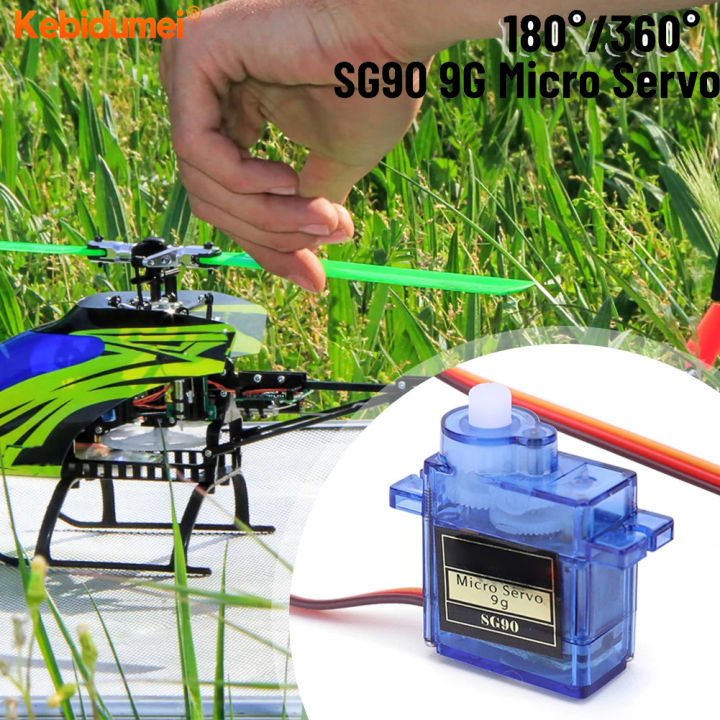 Kebidumei SG90 9G Micro Servo Servo Motor for RC Planes Robot Arm 180 ...