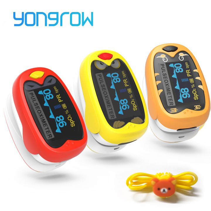 Yongrow Children Fingertip Pulse Oximeter With SPO2 Blood Oxygen ...
