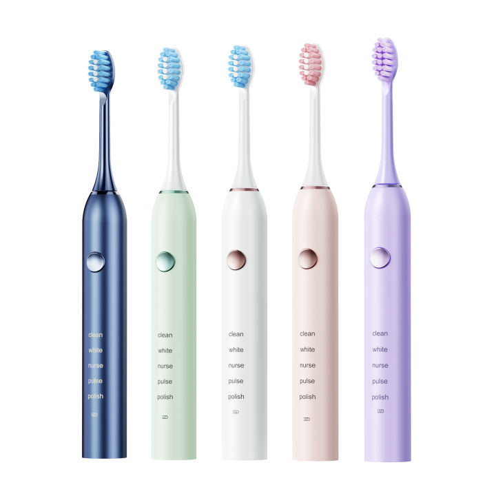 Sonic Magnetic Suspension Purple Female Color Rechargeable Soft Bristle ...