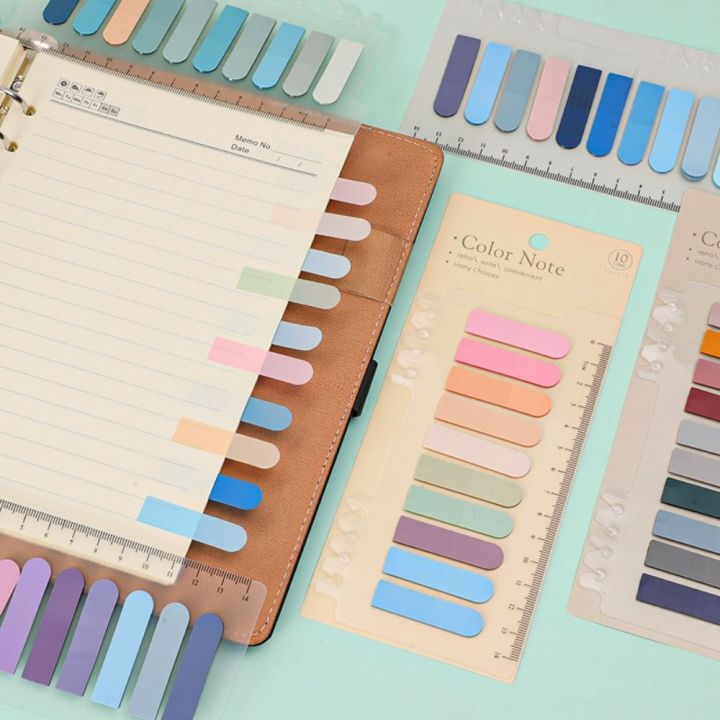 TSEVD Student Gradient Reading Label Sticky Strip Sticky Notes DIY ...