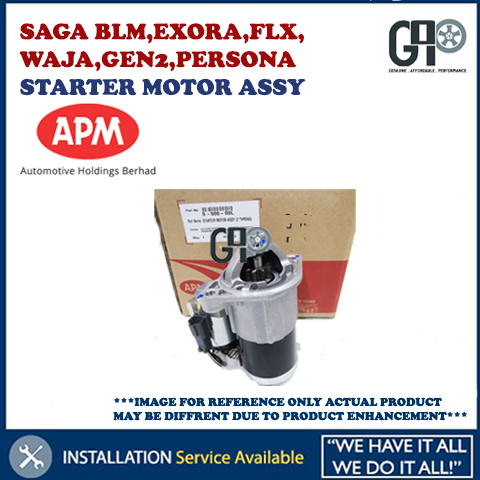 PROTON SAGA BLM EXORA FLX WAJA GEN2 PERSONA STARTER NEW ORIGINAL APM ...