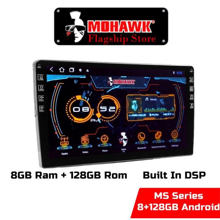 Mohawk 8+128GB MS Series Built in DSP 4G QLED Car Android Player Plug n ...