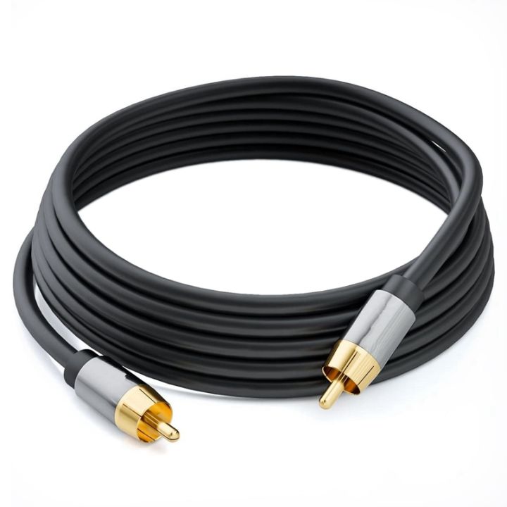 C9Fever HIFI Digital Audio Coaxial Cable Coaxial 75 Ohm Subwoofer Line ...